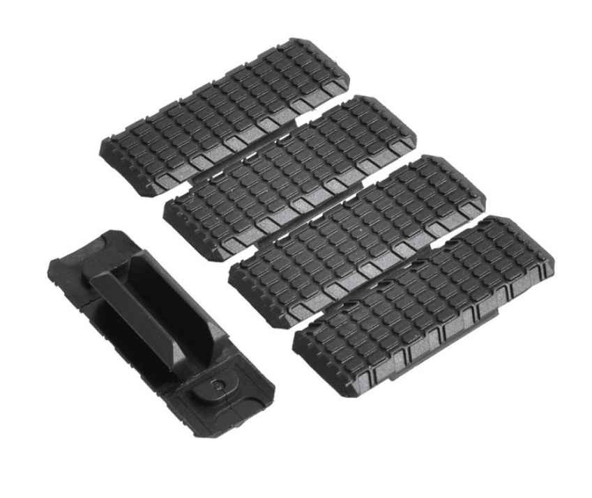 Strike Industries MLOK Cover Version 2 Black - 5 pcs - Andrews Arms LLC