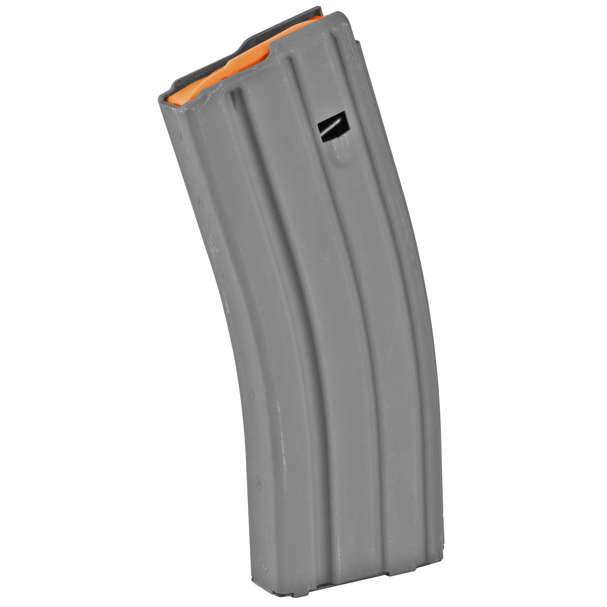 ASC Magazine, 223 Rem, Fits AR-15, 30Rd, Aluminum, Gray, Orange ...