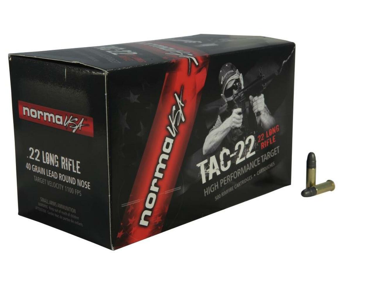 Norma Tac-22 40GR 22LR, Box 50 - Andrews Arms LLC